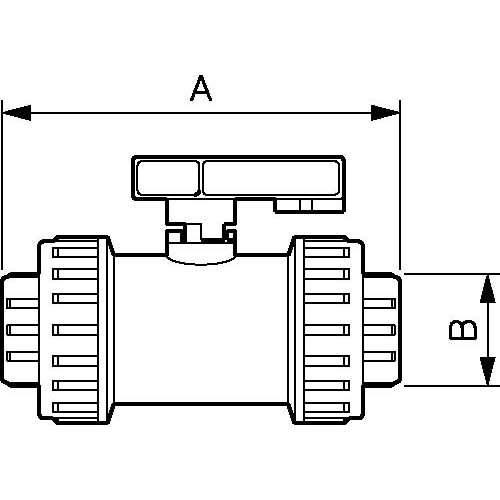 PVR VFF - PVC Ball valve for pipe | Prevost