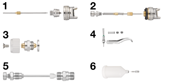CAR G04 paint spray gun parts | Prevost
