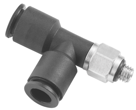 Micro male run tee - Metric tube to male BSPP - RLT AG;Micro male run ...